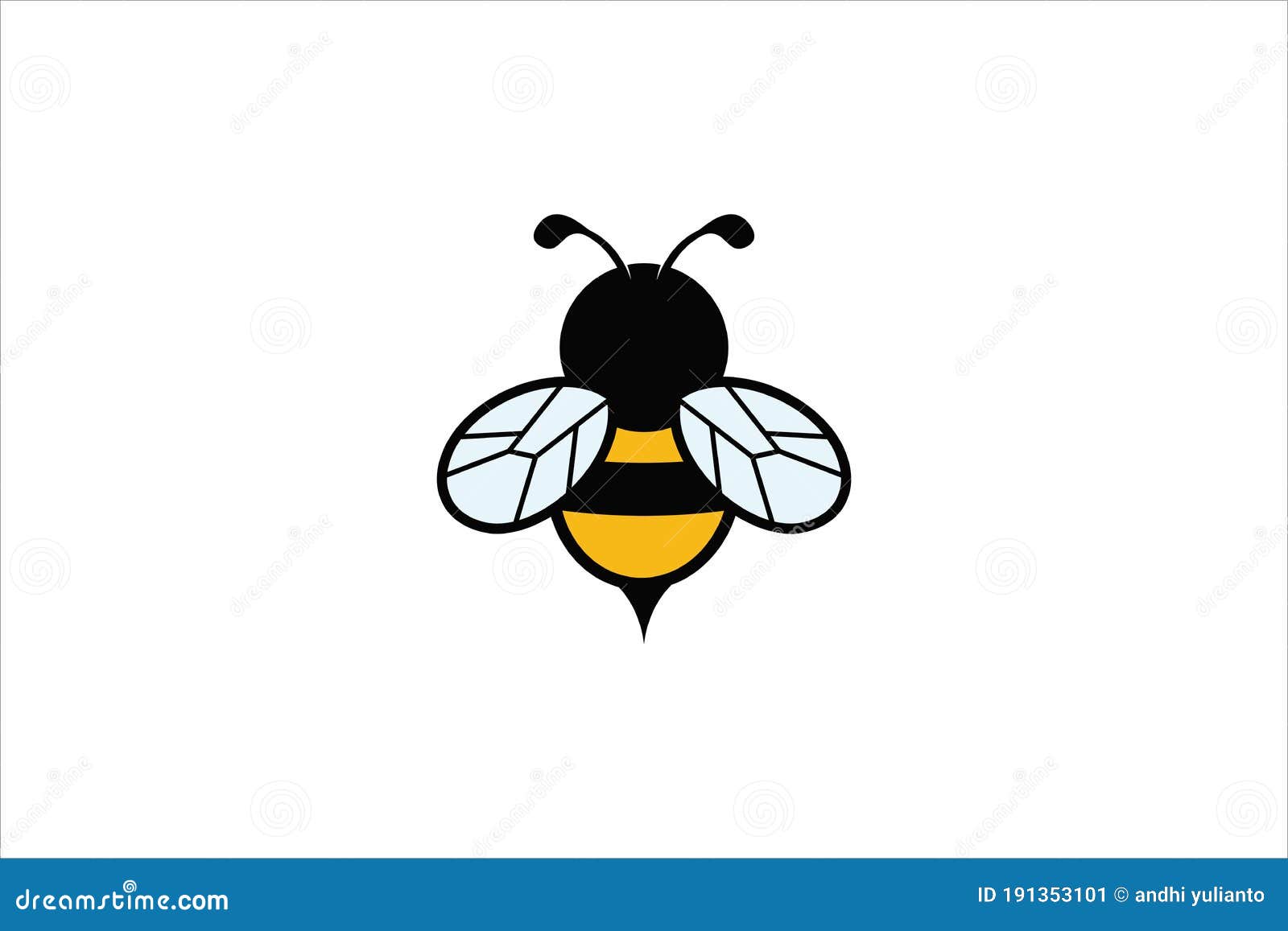 Simple Bee Vector