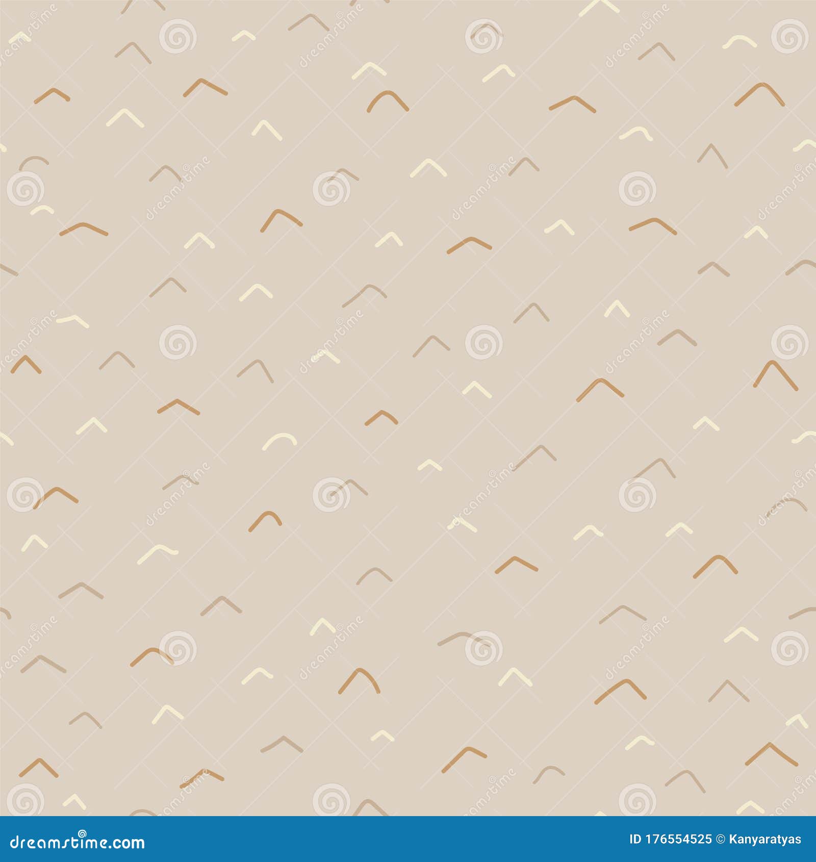 Simple Cute Line Seamless Pattern Background Stock Vector ...
