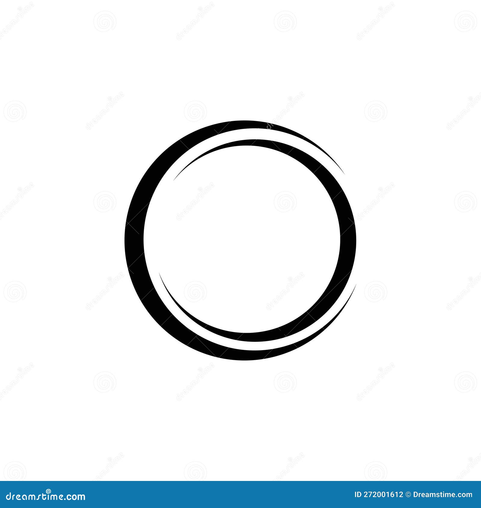 Simple 3d Flat Circle Object Symbol Logo Vector Stock Vector ...