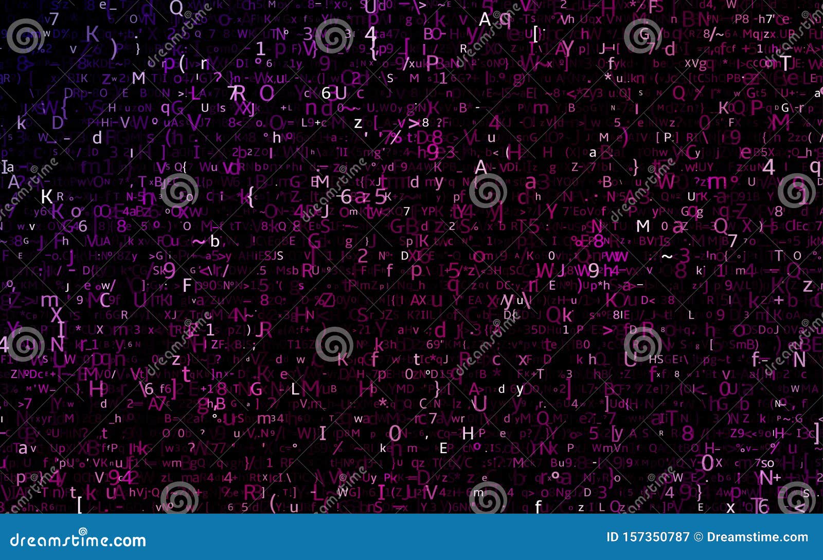 Simple dark matrix pattern stock vector. Illustration of coding - 157350787