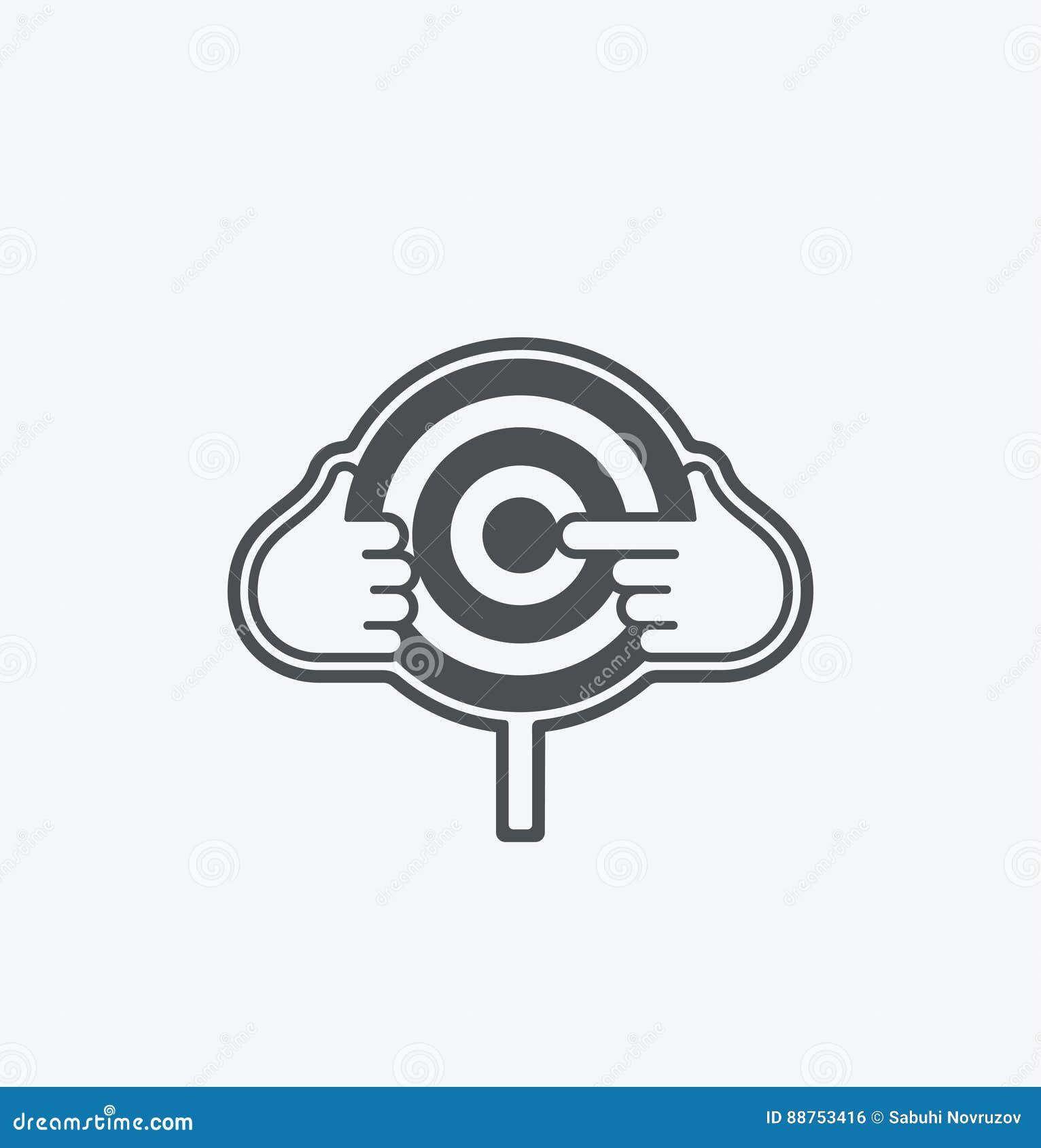 Simple Dart Target Icon On White Background. Simple Dart Target Icon ...