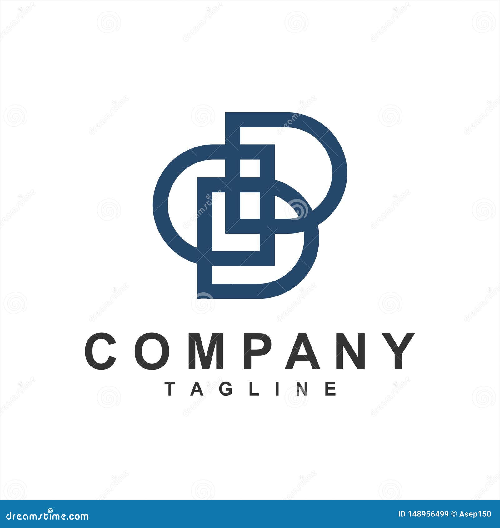 Simple DDD Initials Company Logo Stock Vector - Illustration of initial ...