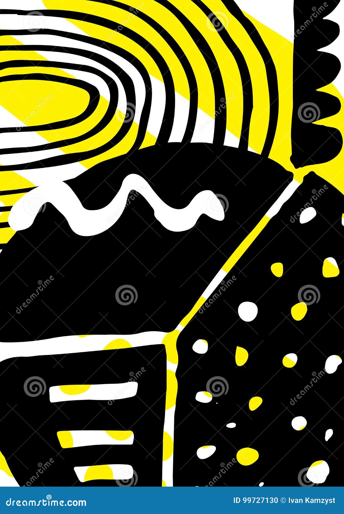 Simple Decorative Handmade Background Stock Vector - Illustration of ...