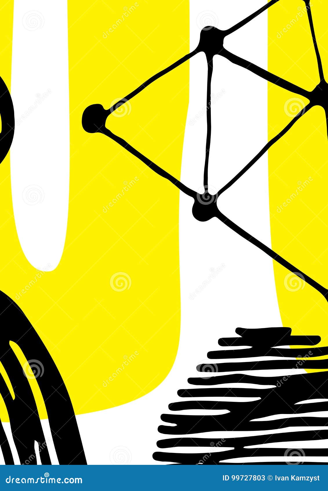 Simple Decorative Handmade Background Stock Vector - Illustration of ...