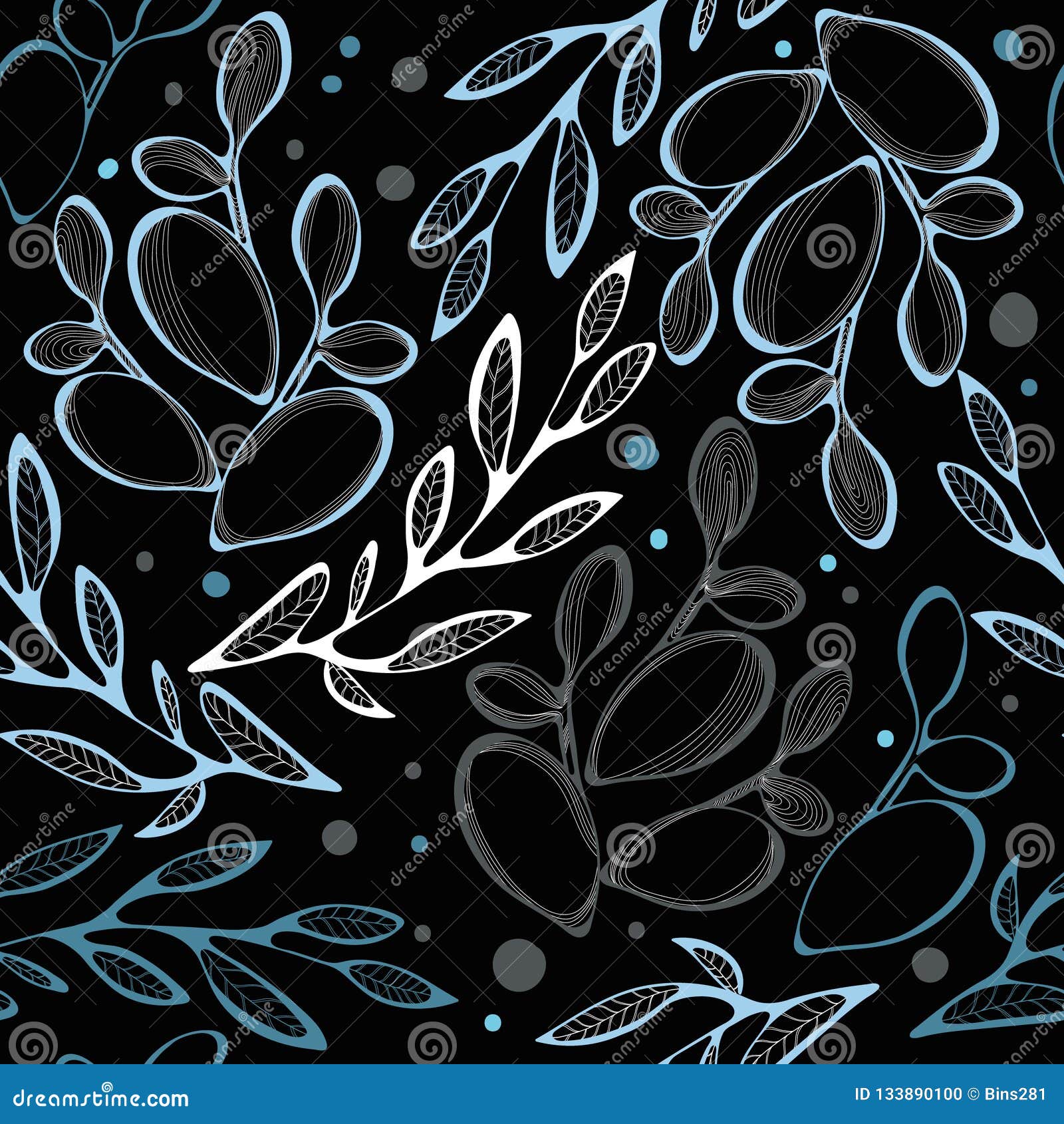 Deep Sea Pattern Royalty-Free Cartoon | CartoonDealer.com #51880340