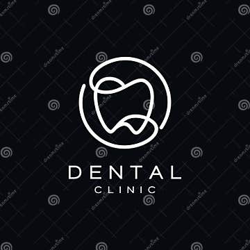 Simple Dental Teeth Logo Design Vector Stock Illustration ...