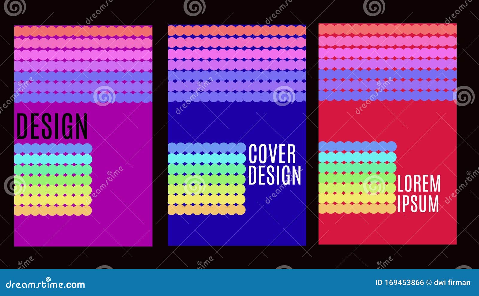 Abstract Design of Cover Book Template Stock Illustration ...