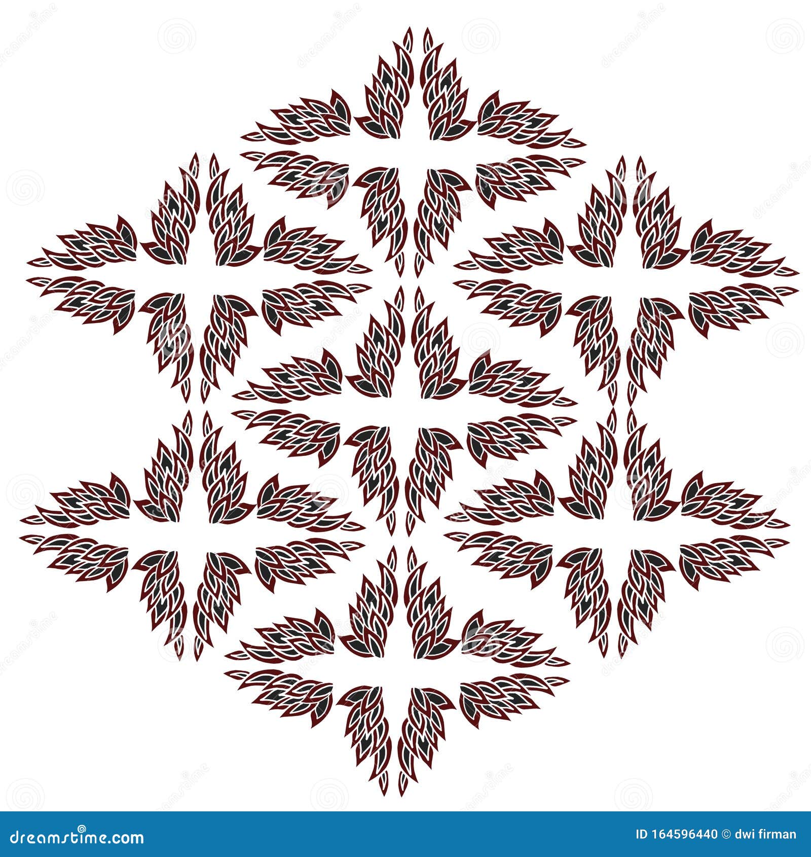 Simple Design of Batik Modern Very Cool Stock Illustration ...