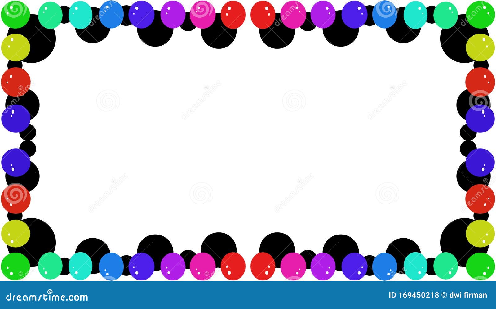 Simple Design of Frame for Banners or Wallpaper Stock Illustration ...