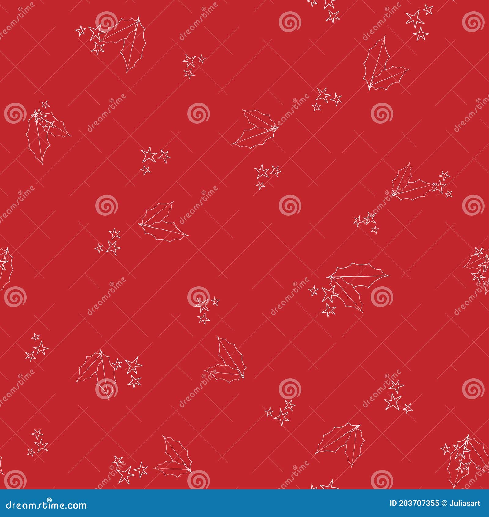 Simple Design, Graphic Element. Floral Vector Xmas Celebration. Red ...