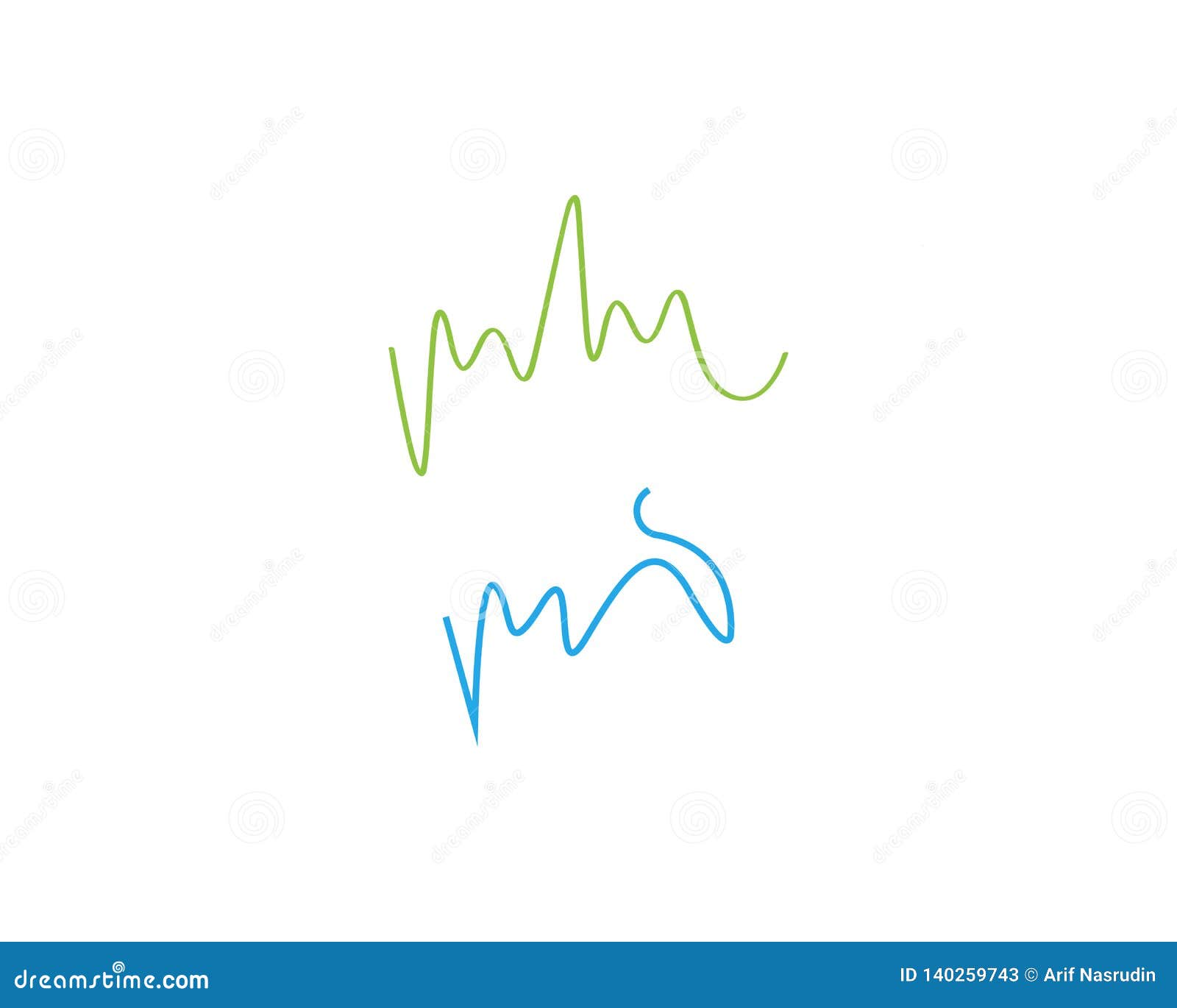 Simple Design Heartbeat Pulse Template Vector Stock Illustration ...