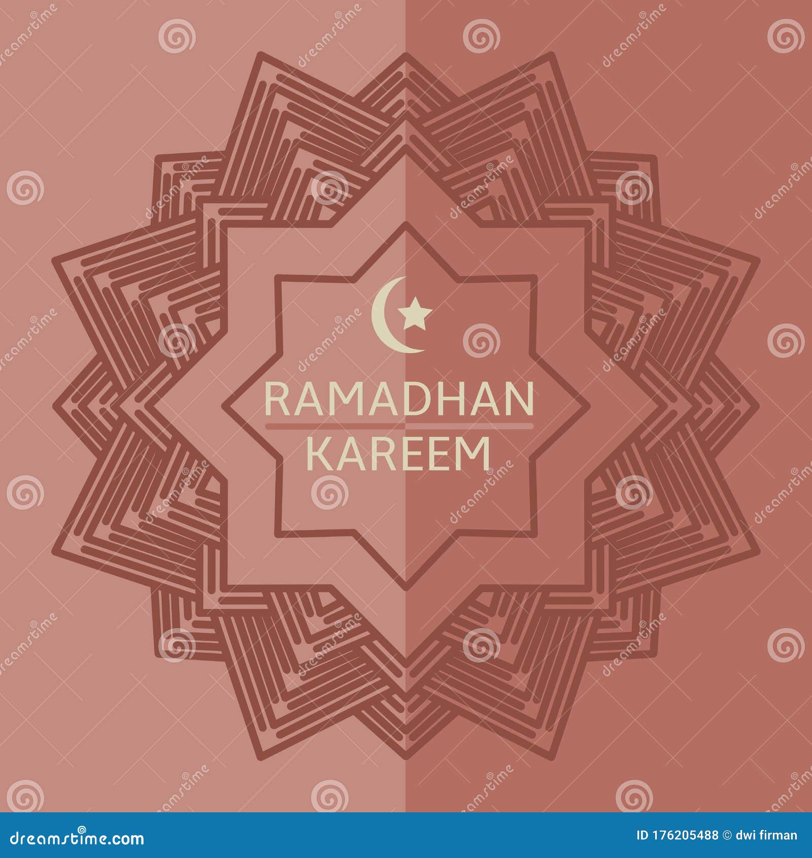 Simple Design of Illustration Islamic Background Stock Illustration ...