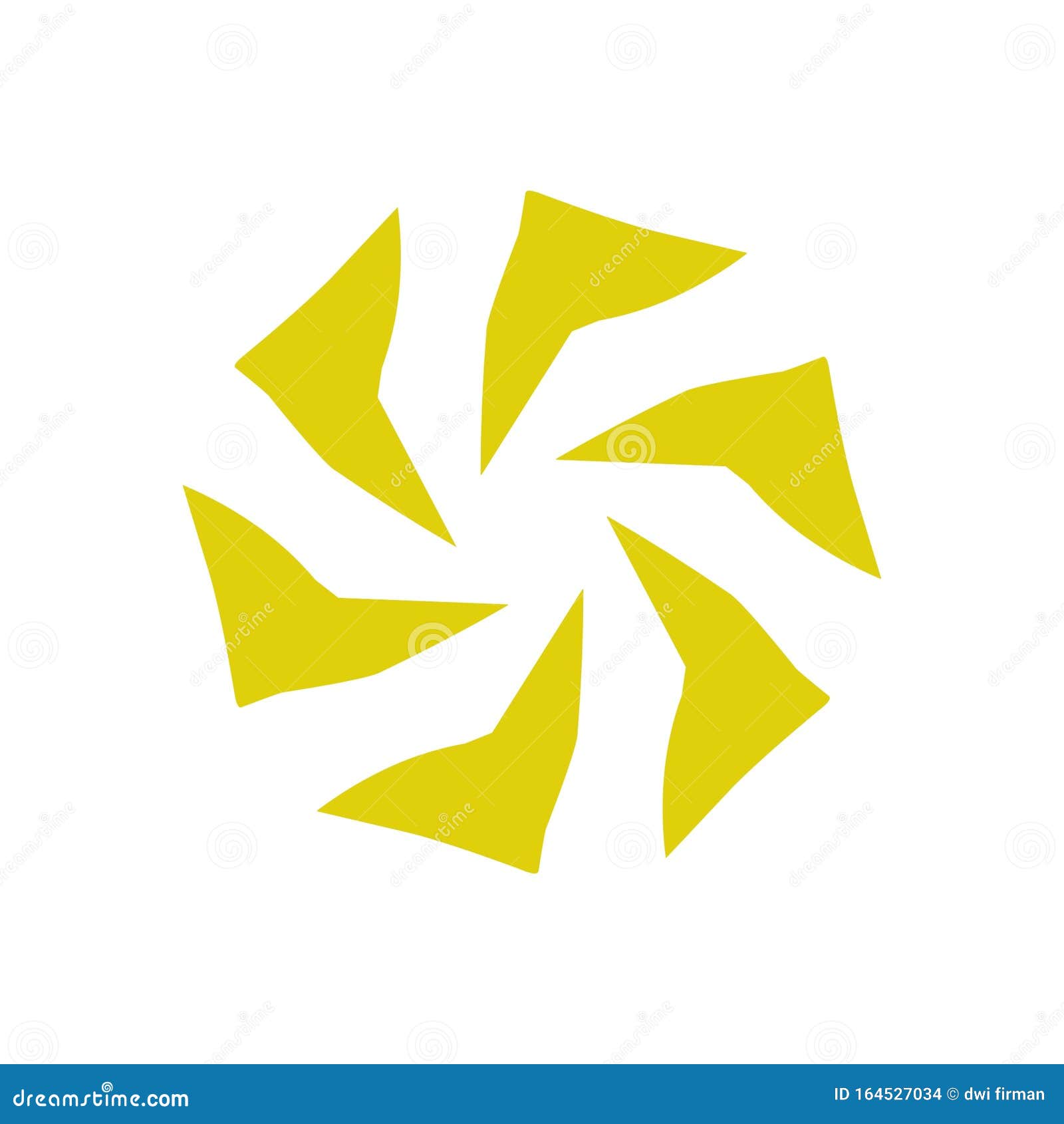 Simple Design Of Illustration Spinning Circle Royalty-Free Cartoon ...