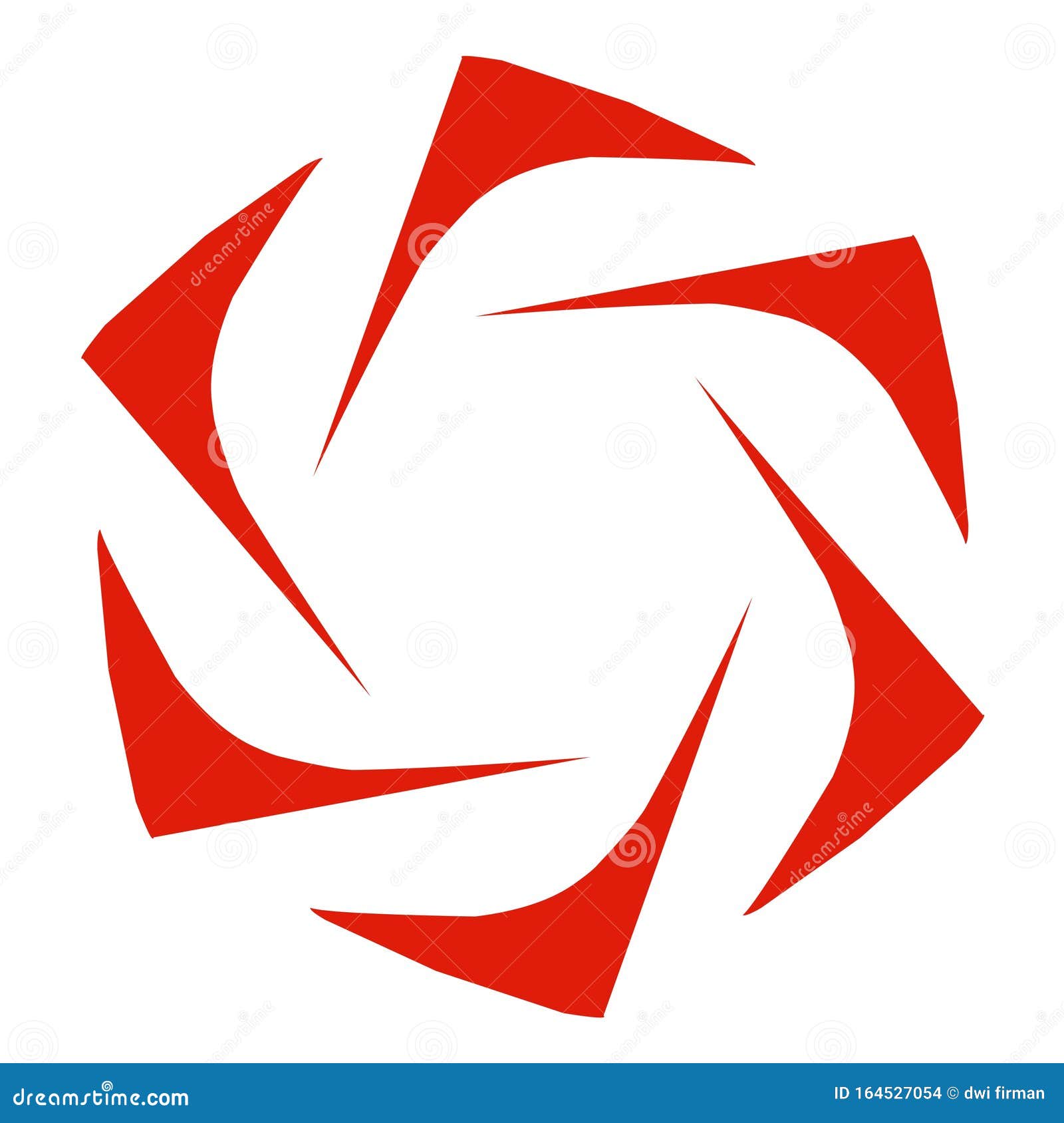 Simple Design of Illustration Spinning Red Stock Illustration ...