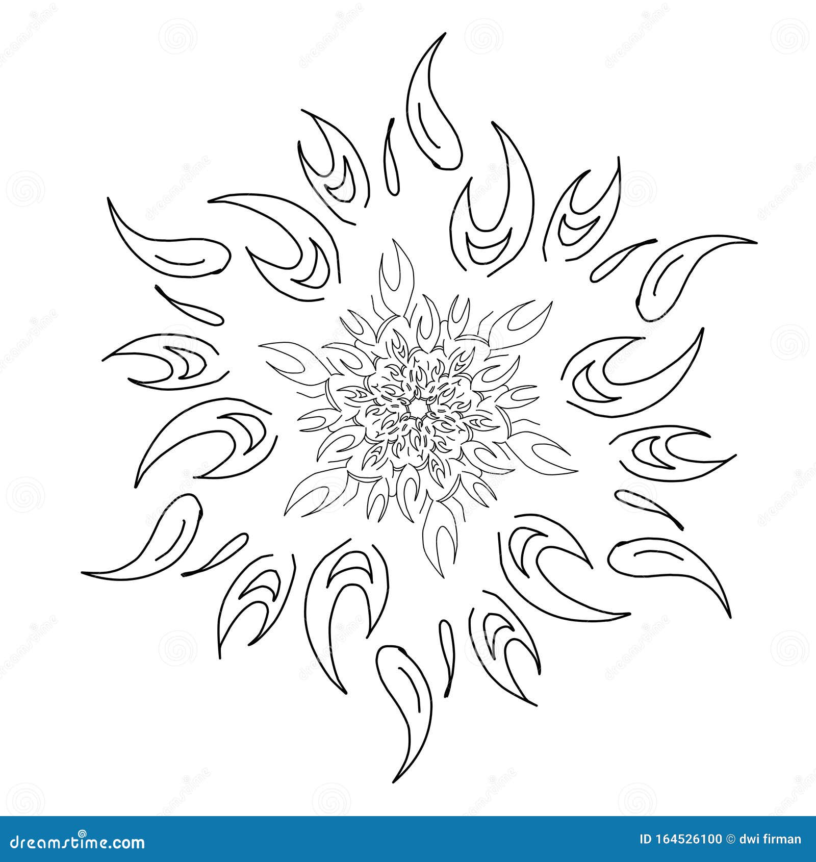 Tribal Fire Flame Nature Logo And Symbols Icons Template Vector ...