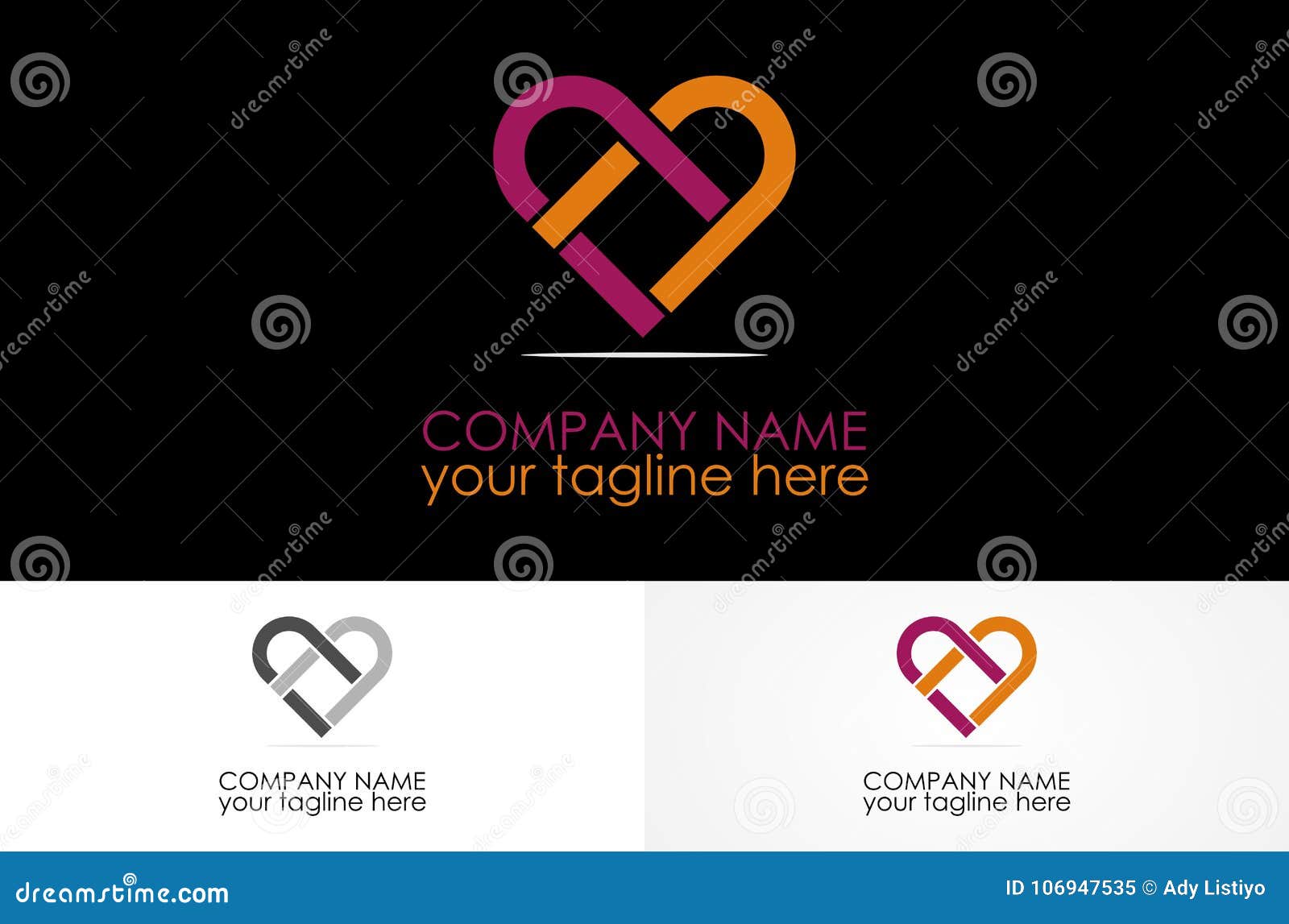 Abstract love logo stock vector. Illustration of background - 106947535
