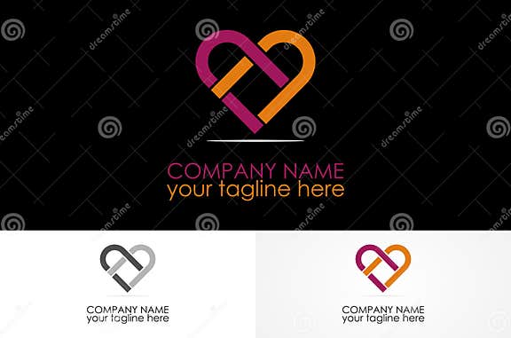 Abstract love logo stock vector. Illustration of background - 106947535