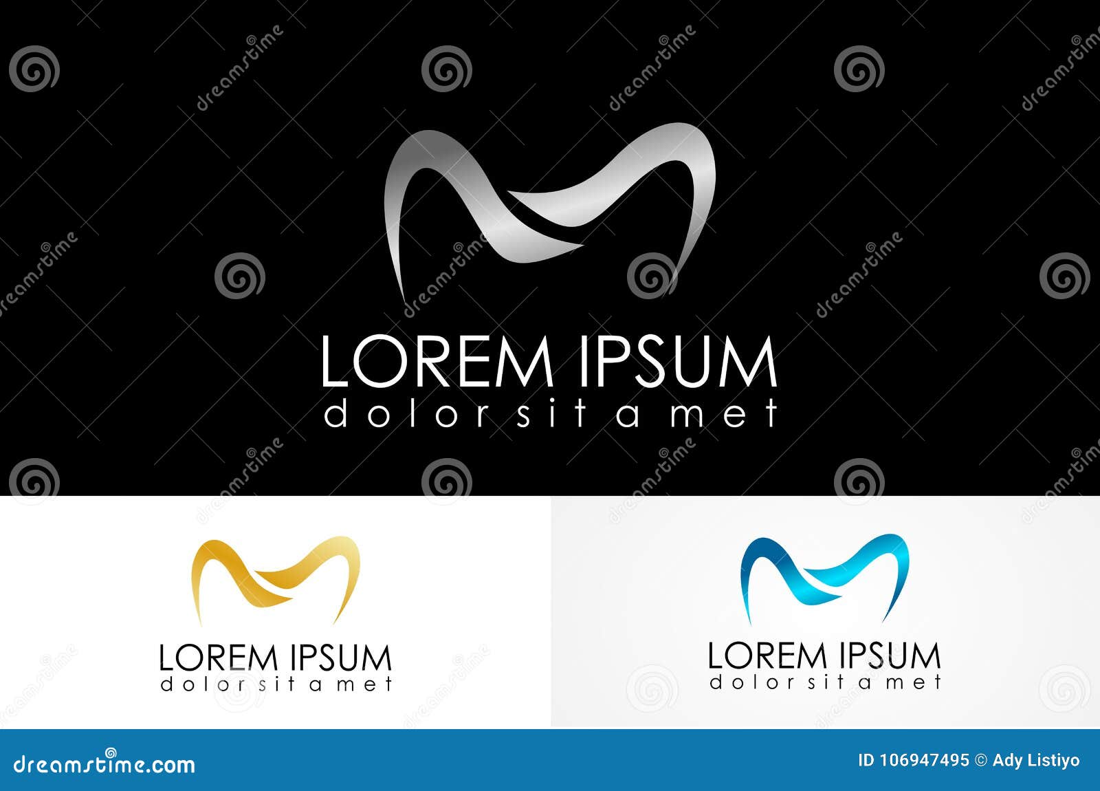 Tooth Metalic Letter M Logo Stock Vector - Illustration of wheel, type ...