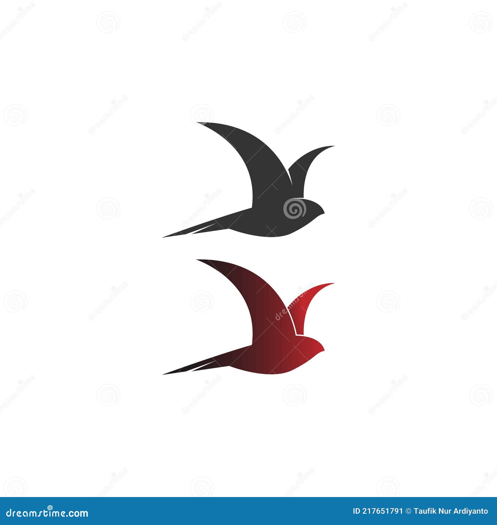 Simple Design of Swift Bird Logo Icon Template Vector Illustration ...