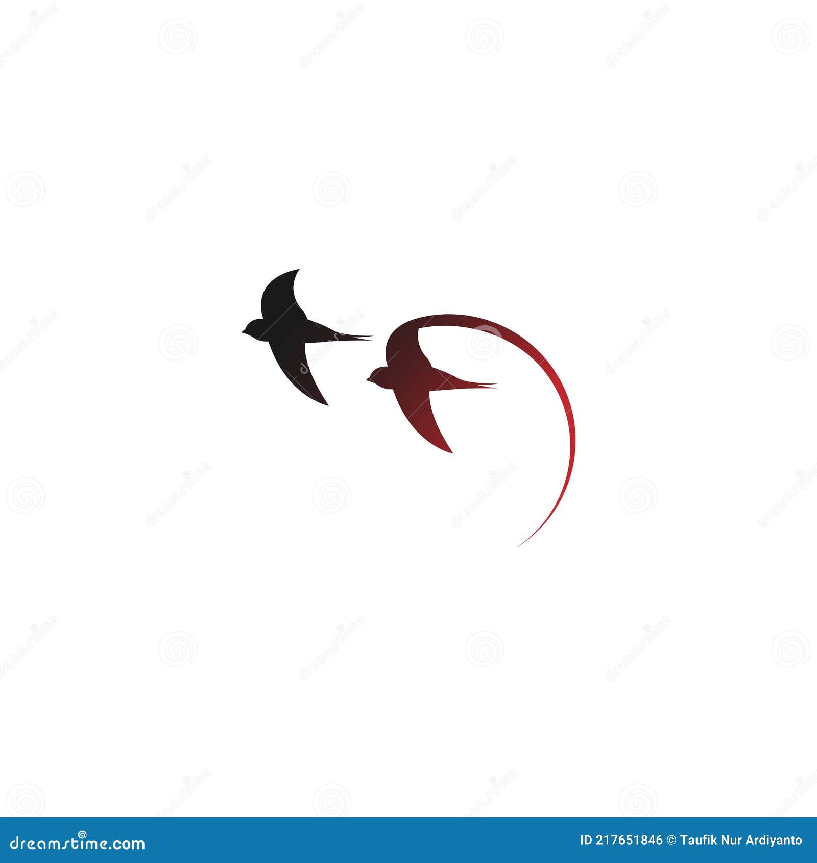 Simple Design of Swift Bird Logo Icon Template Vector Illustration ...