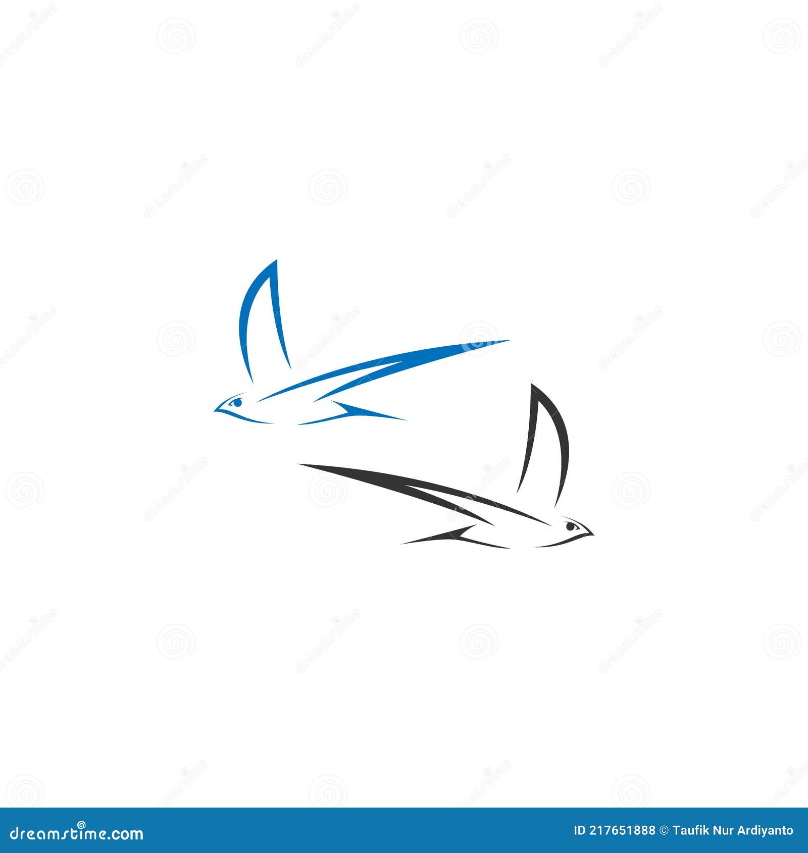 Simple Design of Swift Bird Logo Icon Template Vector Illustration ...