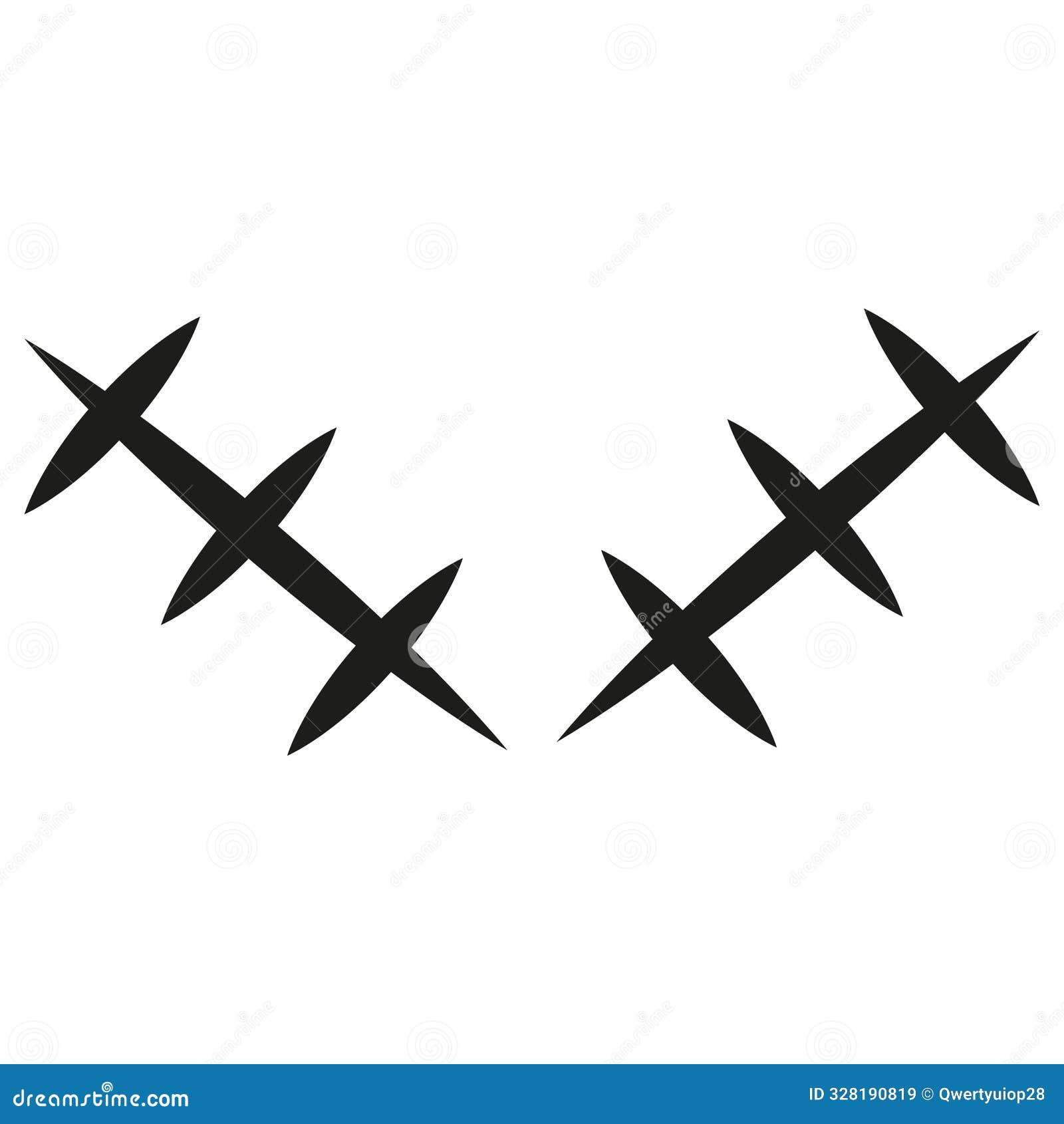 Simple Design for Various Logos of Scars Stock Vector - Illustration of ...