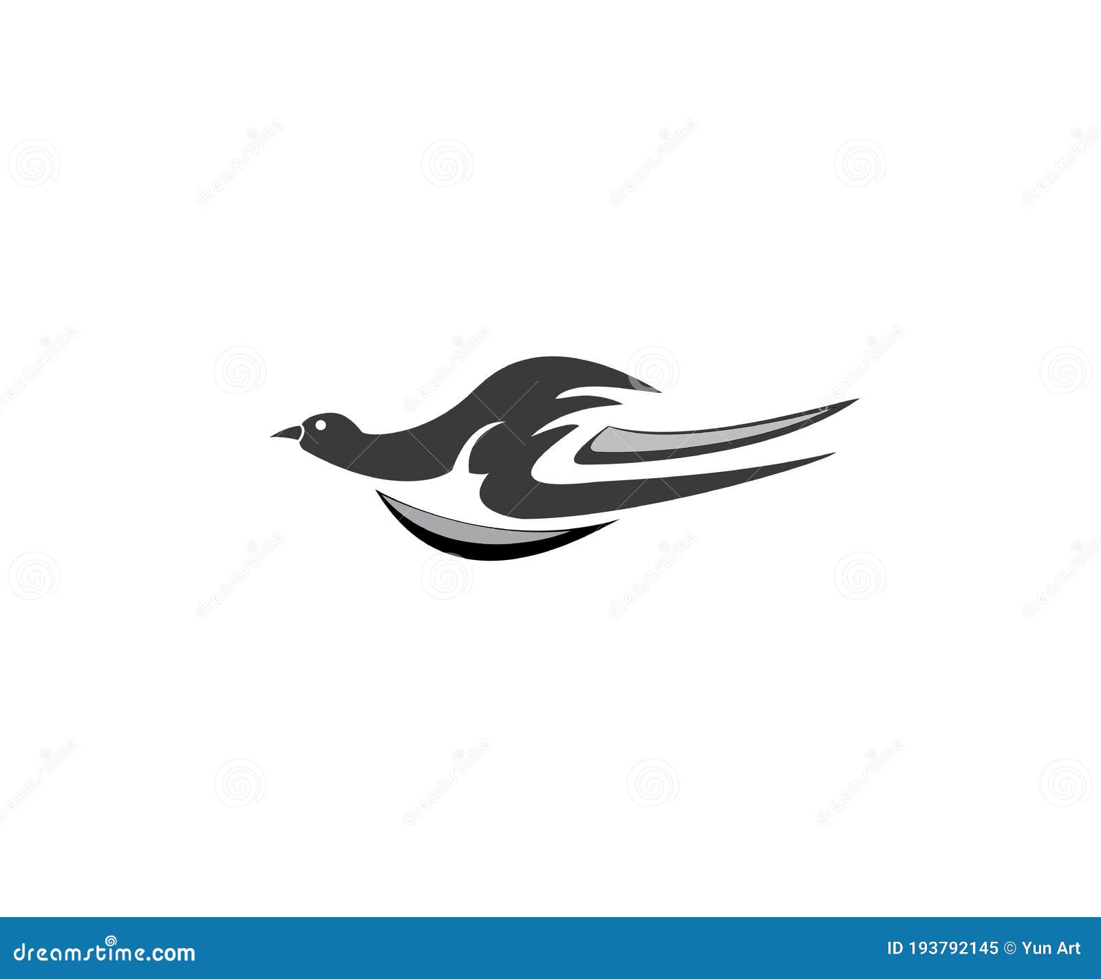 Simple Design of Vector Bird Logo Stock Vector - Illustration of ...