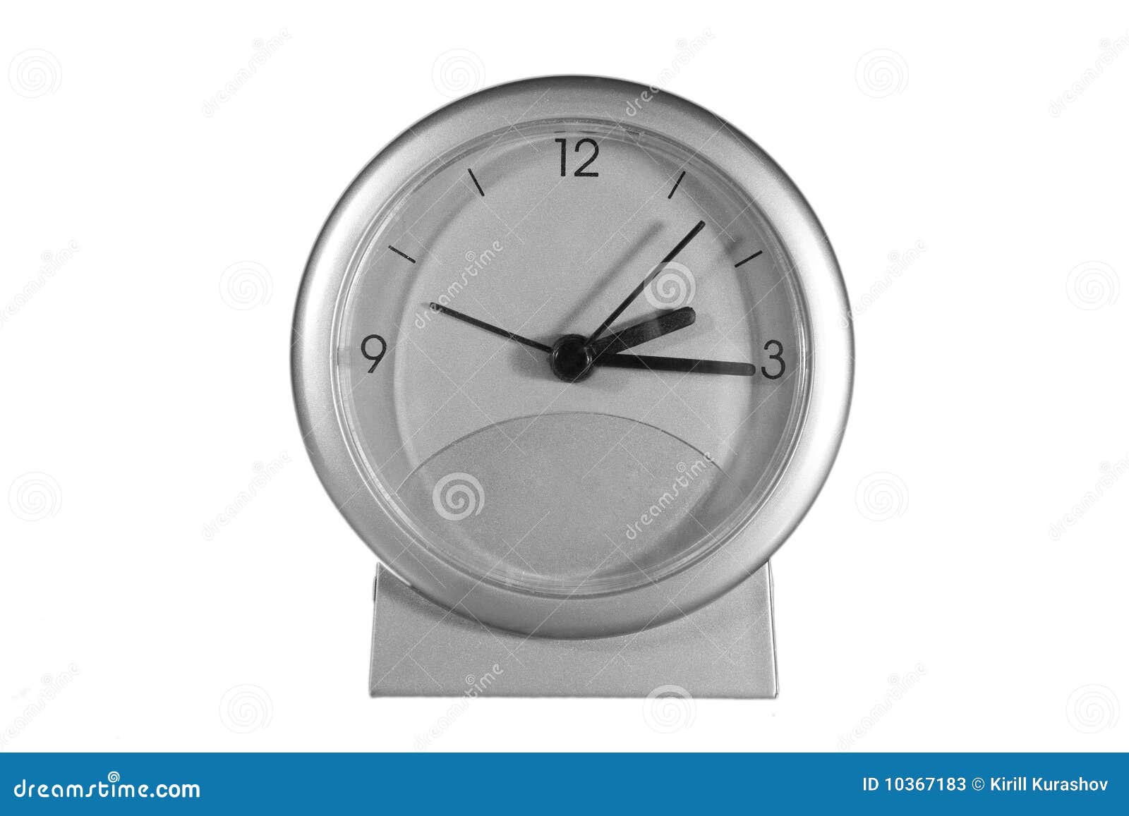 Simple desk clock stock image. Image of stand, face, hand - 10367183