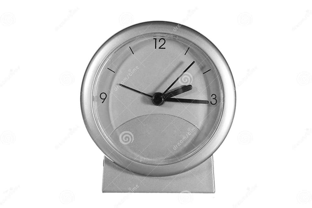 Simple desk clock stock image. Image of stand, face, hand - 10367183