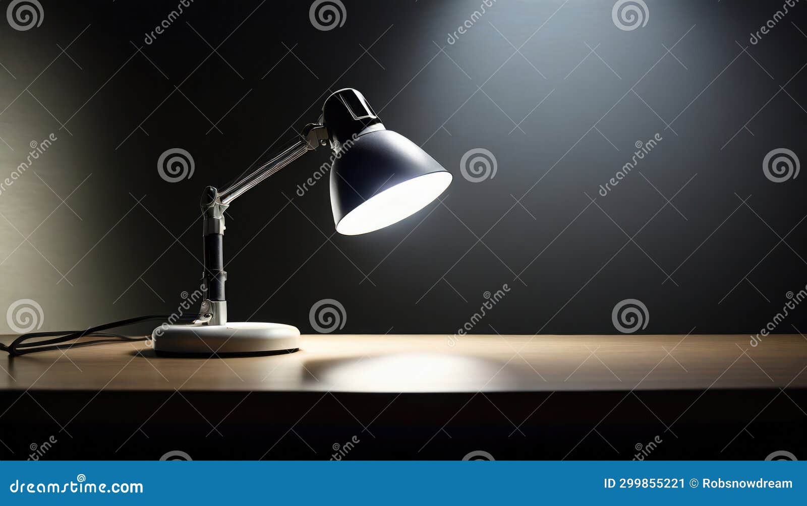 Simple Desk Design with Blank Areas for Compositing. Stock Illustration ...