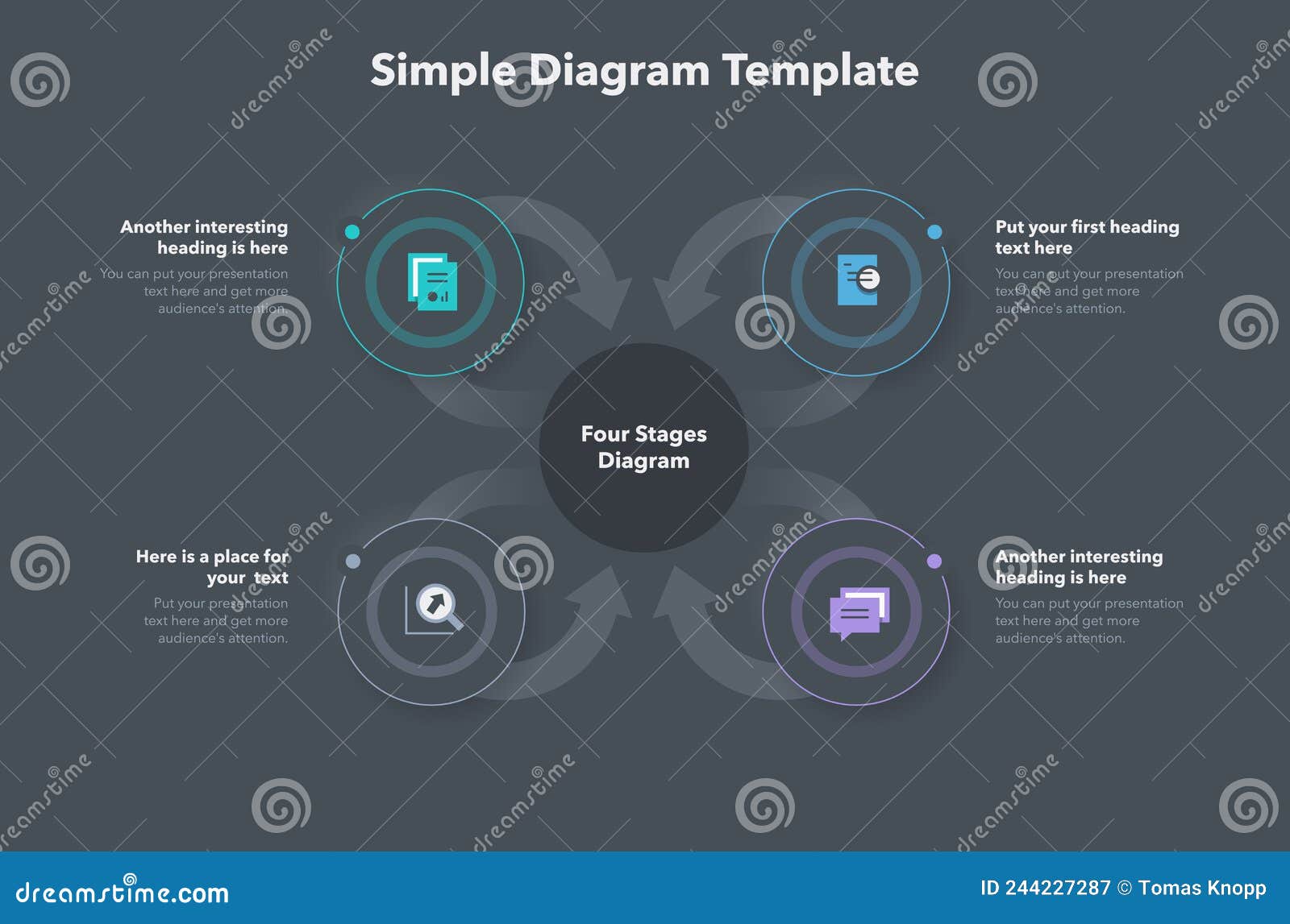 Simple Set Of Diagram And Graphs. Vector | CartoonDealer.com #42614680