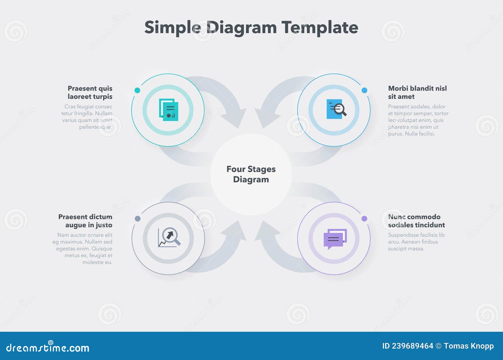 Simple Set Of Diagram And Graphs. Vector | CartoonDealer.com #42614680