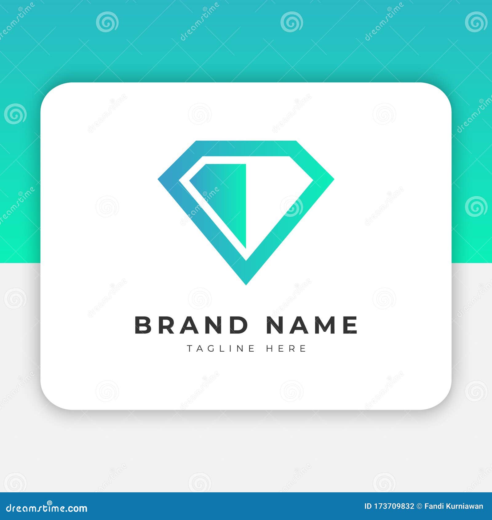 Simple Diamond Logo Design Inspiration, Vector Illustration Stock ...