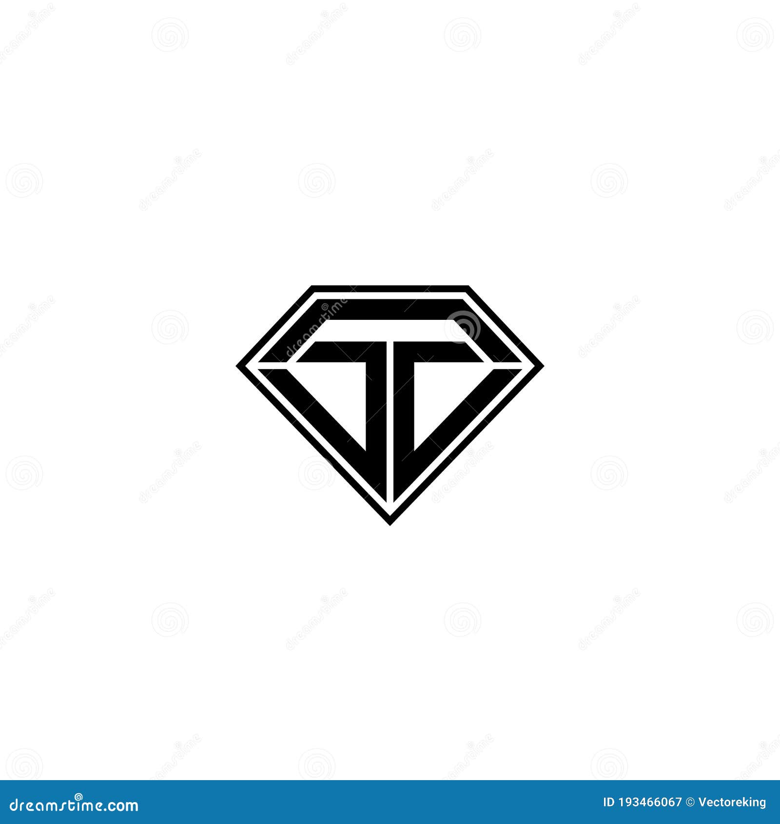 A simple Diamond stock vector. Illustration of diamond - 193466067