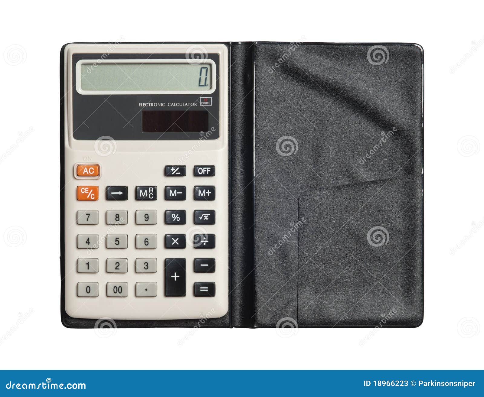 Simple digital calculator stock image. Image of percentage - 18966223