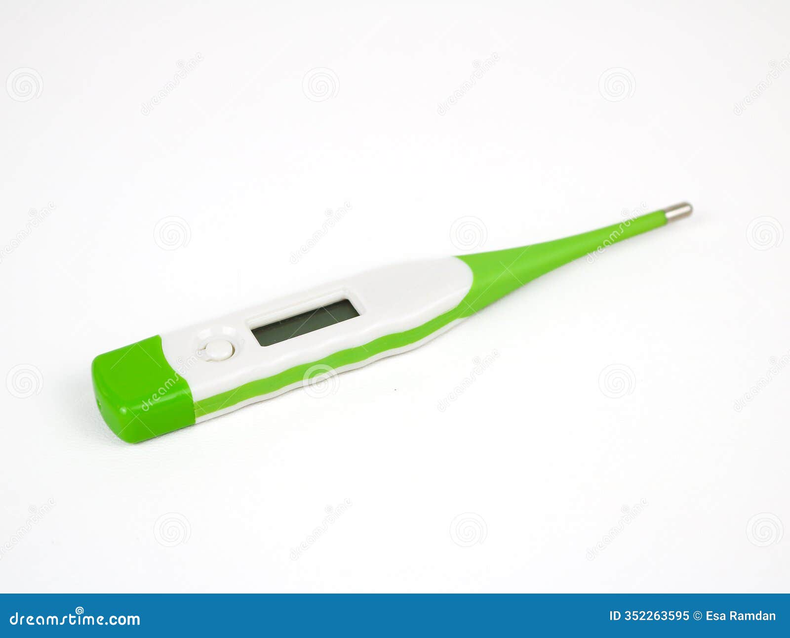 An Simple Digital Thermometer Stick Stock Image - Image of medicine ...
