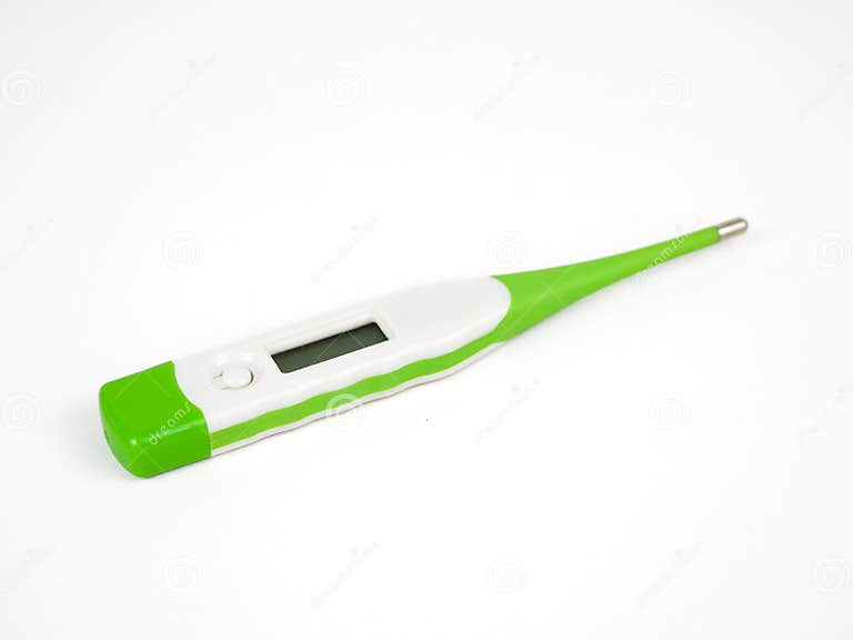 An Simple Digital Thermometer Stick Stock Image - Image of medicine ...
