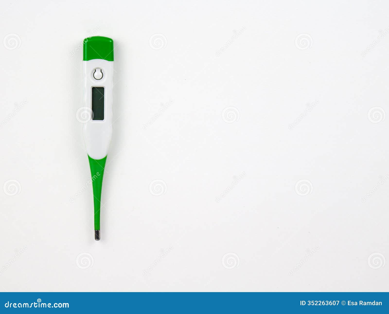 An Simple Digital Thermometer Stick Stock Image - Image of thermometer ...