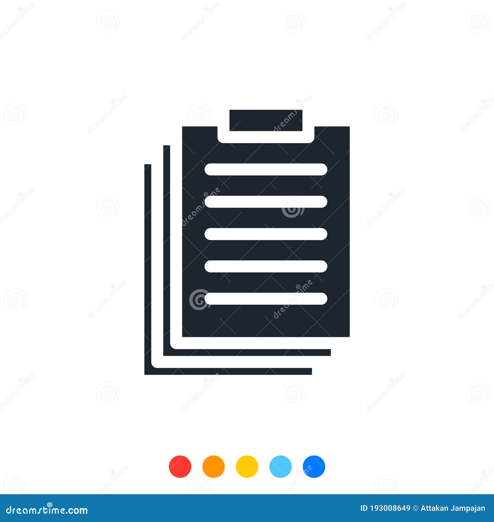 Simple Document Icon,Vector and Illustration Stock Vector ...