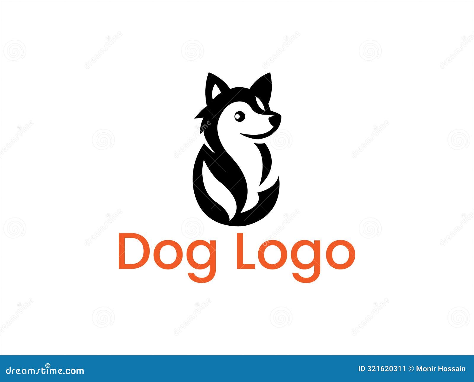 Simple Dog Logo Pet Logo Vector Stock Vector - Illustration of ...