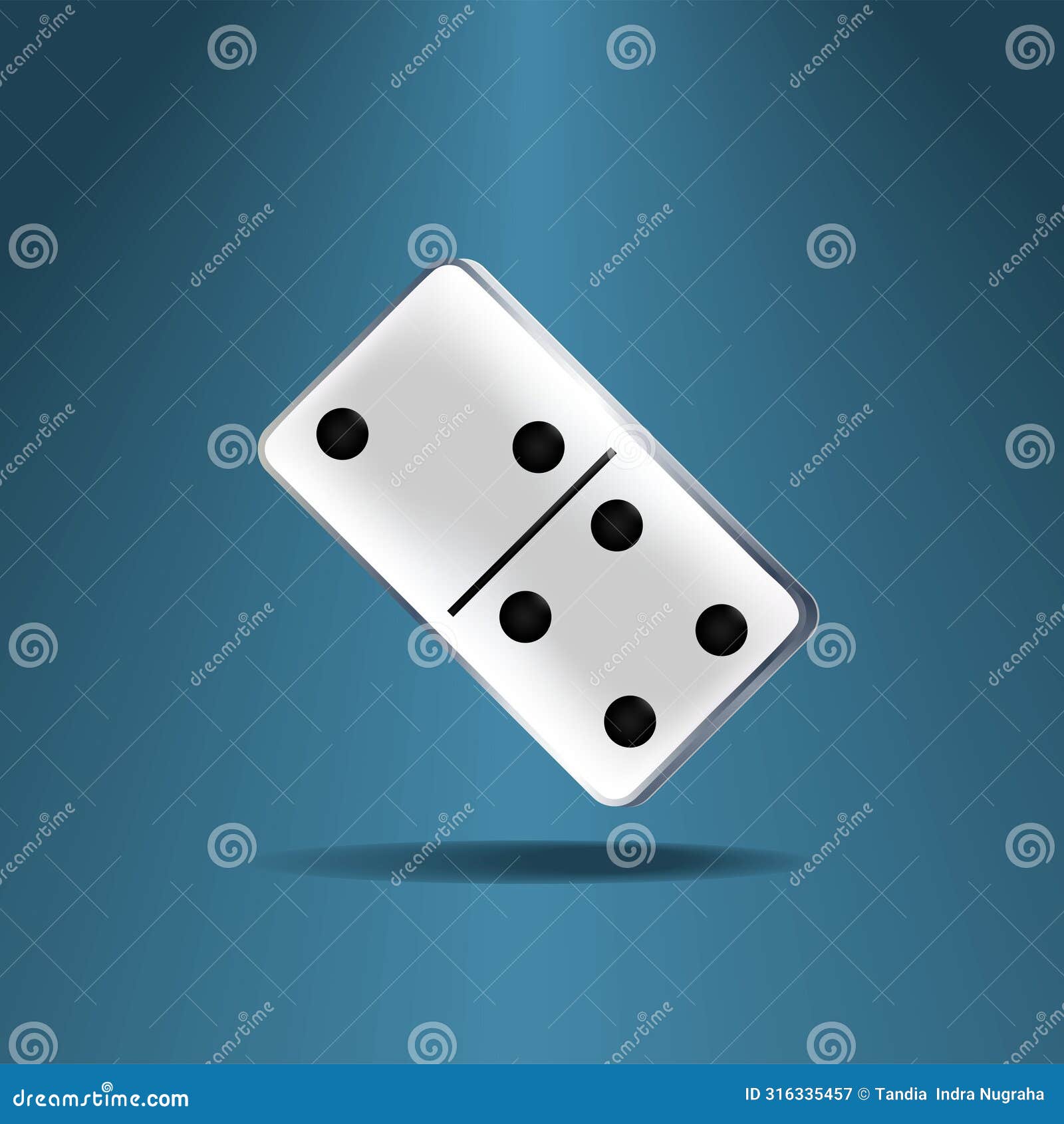 Domino Card Logo Illustration Is Good For Background | CartoonDealer ...