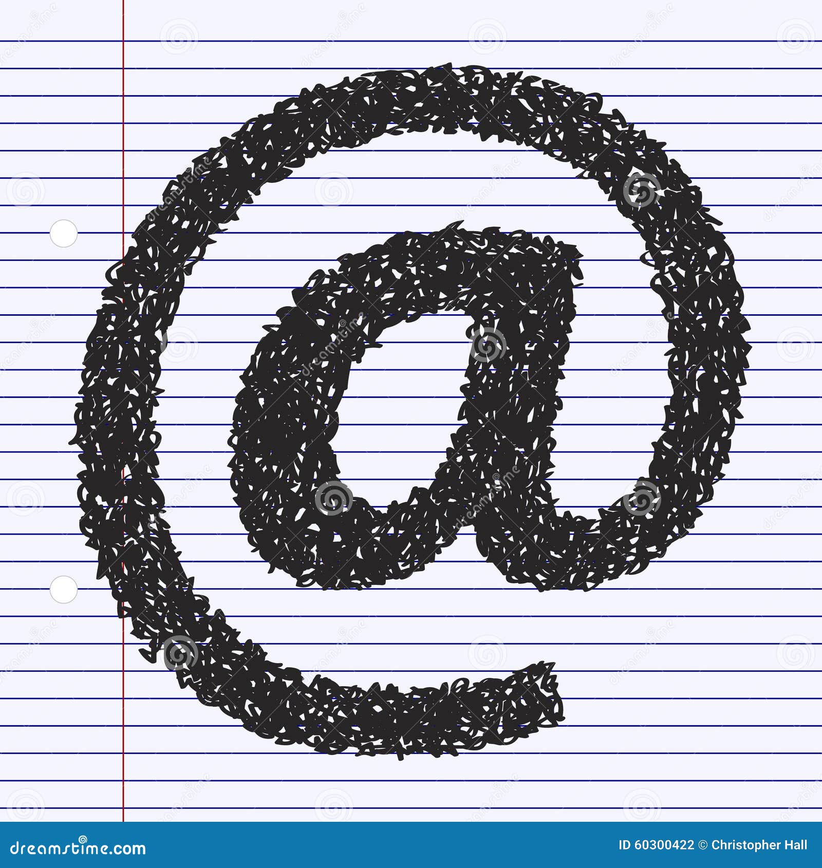 Simple Doodle of an Email Symbol Stock Vector - Illustration of message ...