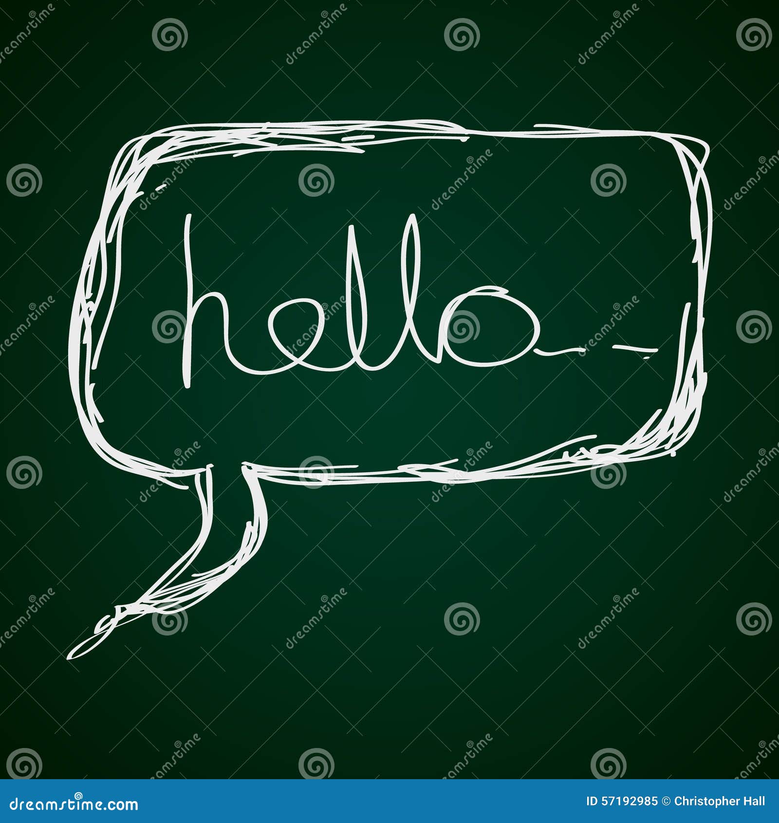 Simple doodle of a hello stock vector. Illustration of paper - 57192985