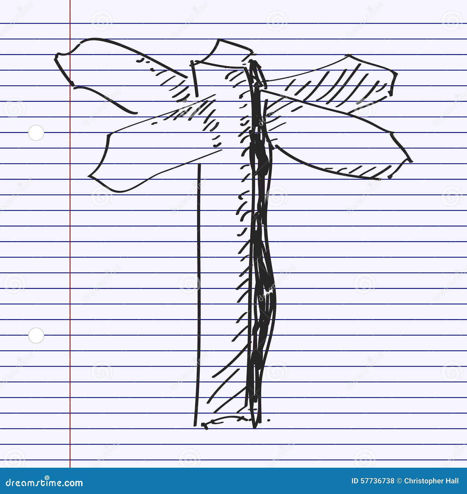 Simple Doodle of a Signpost Stock Vector - Illustration of travel, sign ...