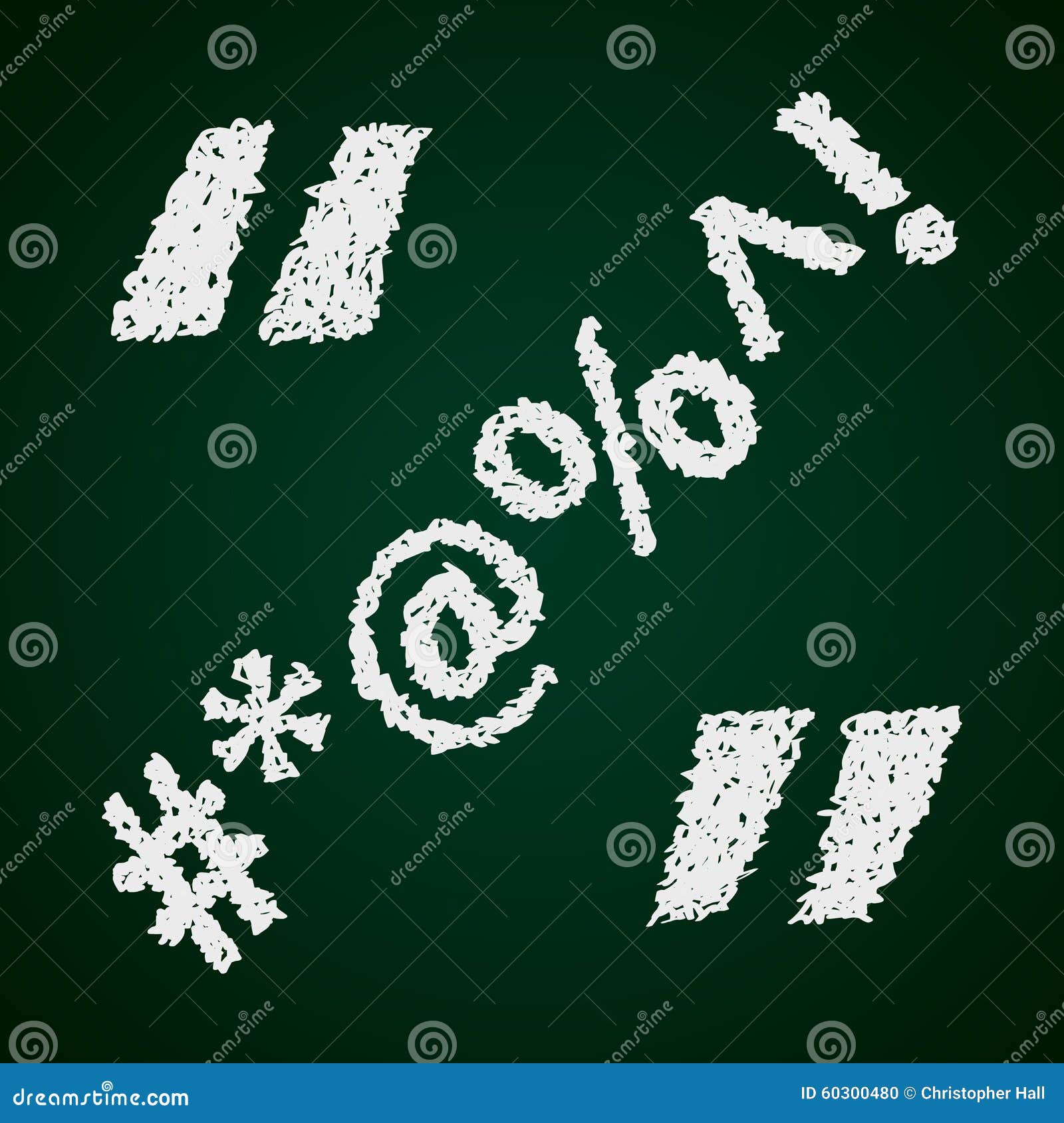 Simple Doodle of a Swear Replacement Stock Vector - Illustration of ...