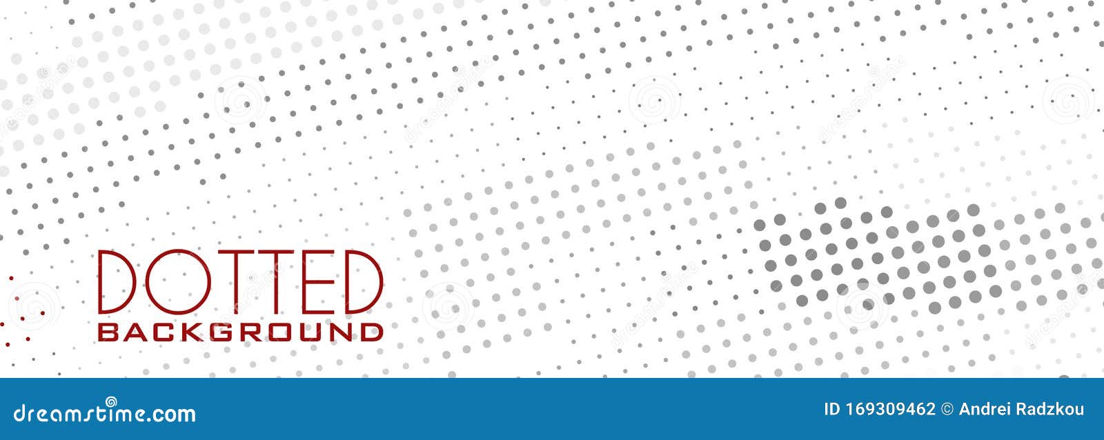 Simple Dotted Background in Gray and Red Dots. Vector Pattern Stock ...