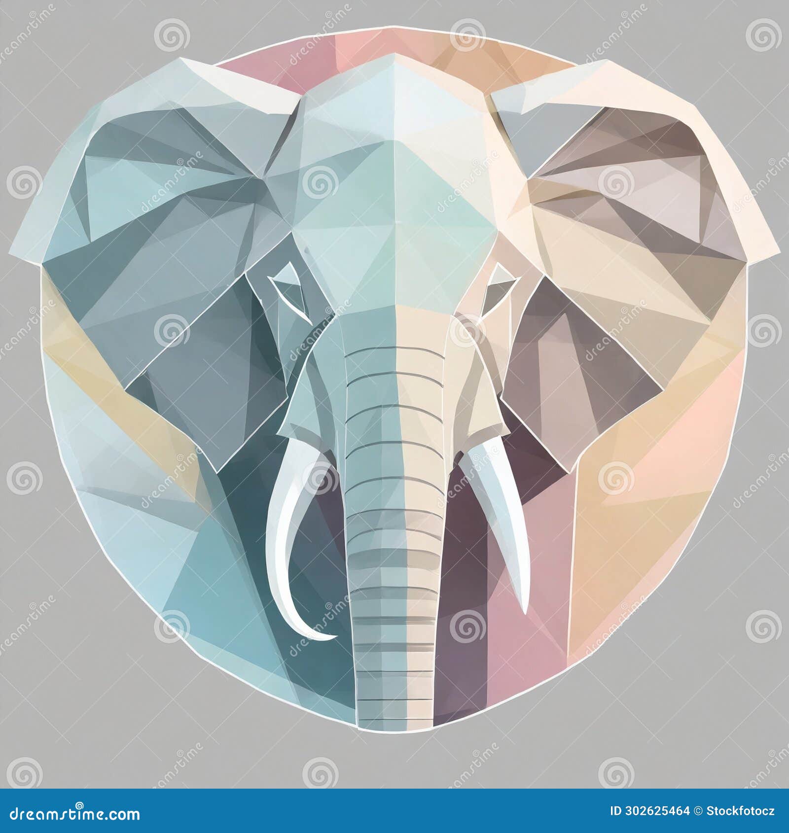 Simple Drawing of a Elephant Stock Photo - Image of creative, artistic ...