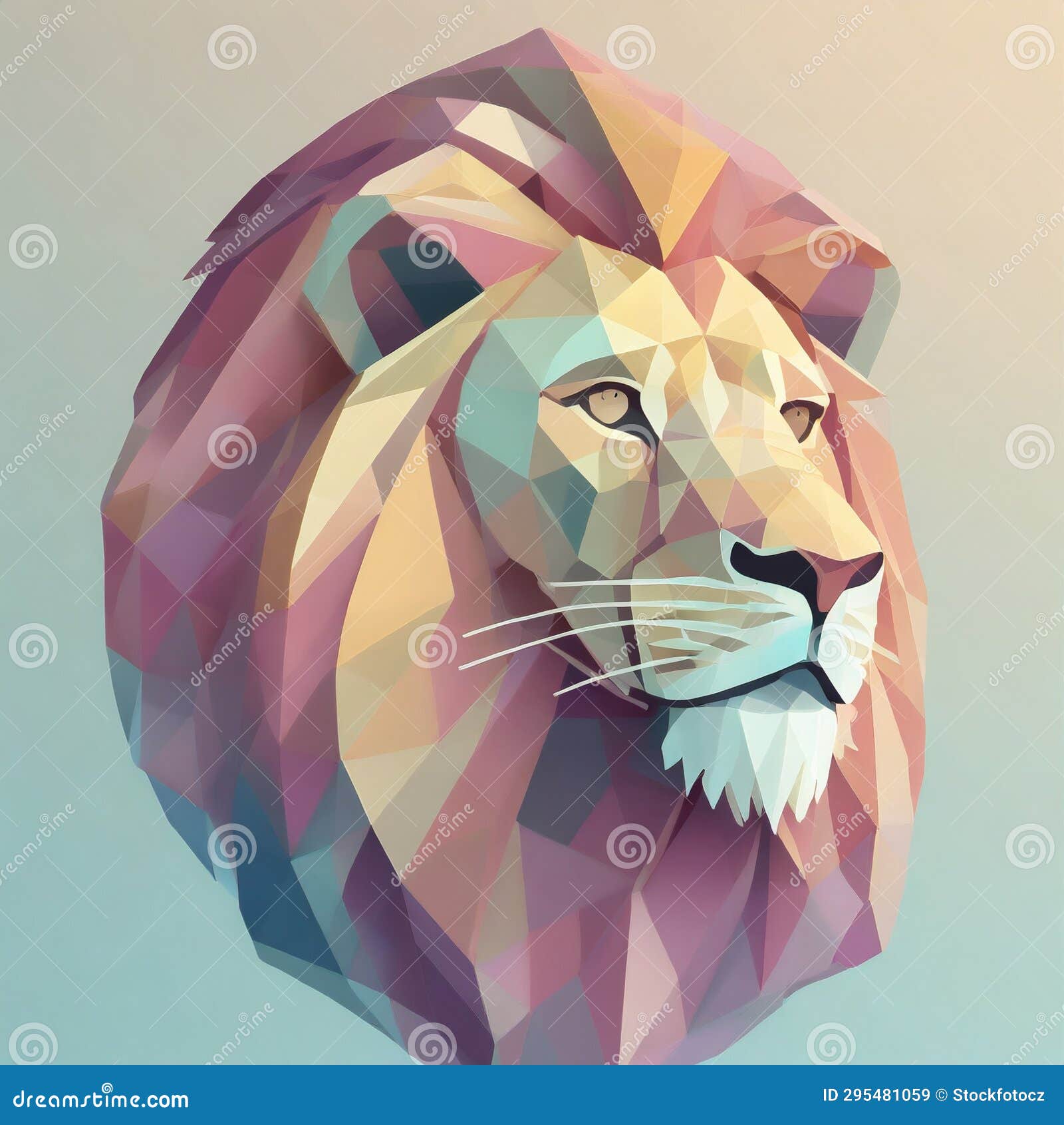 Simple drawing of a lion stock illustration. Illustration of subtle ...