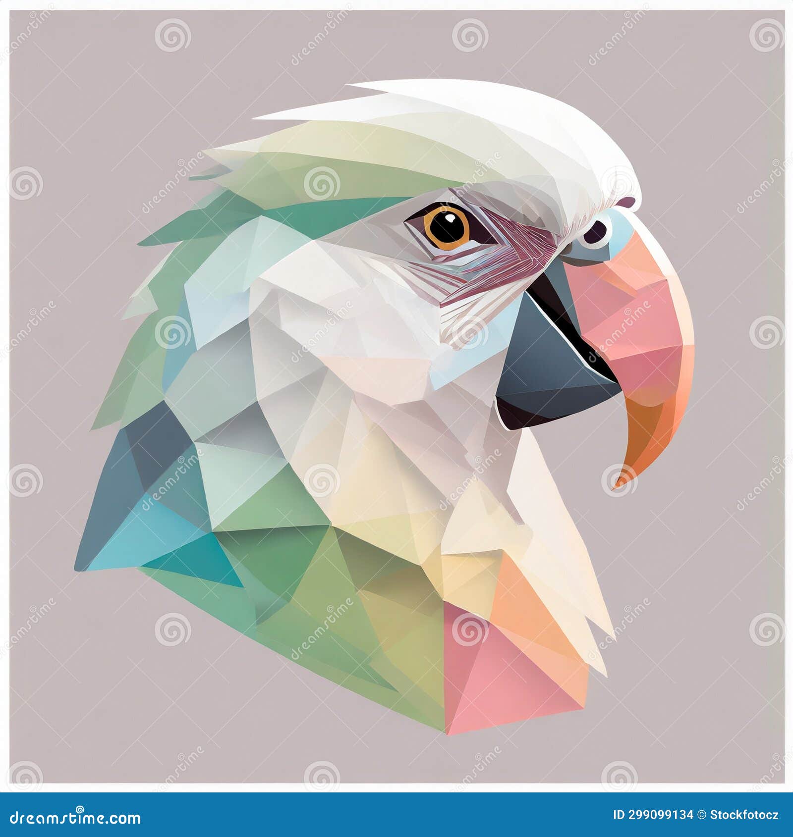 Simple drawing of a parrot stock illustration. Illustration of artistry ...