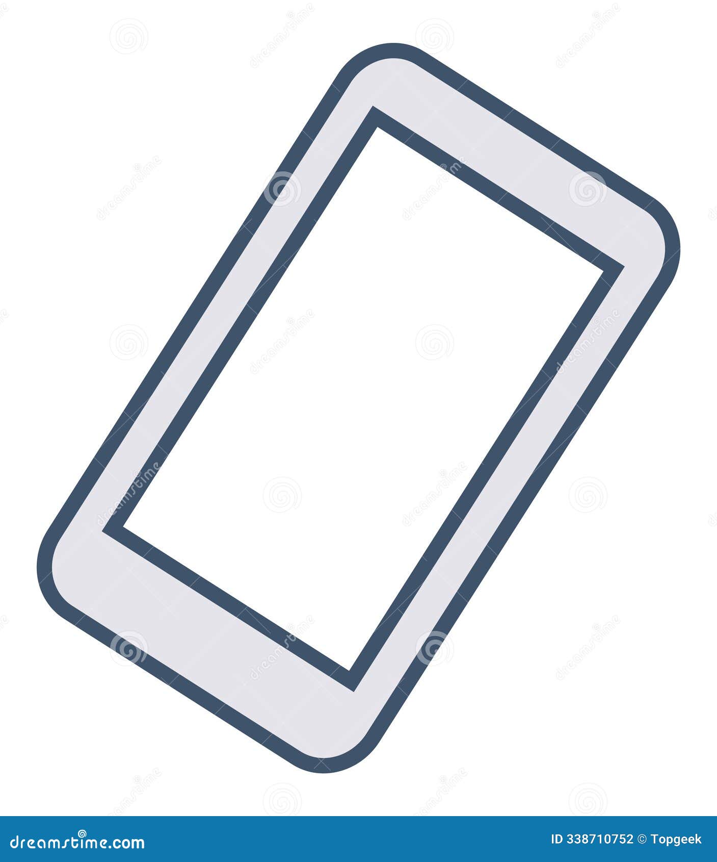 Simple Drawing of a Smartphone with Diagonal Orientation Suggests ...